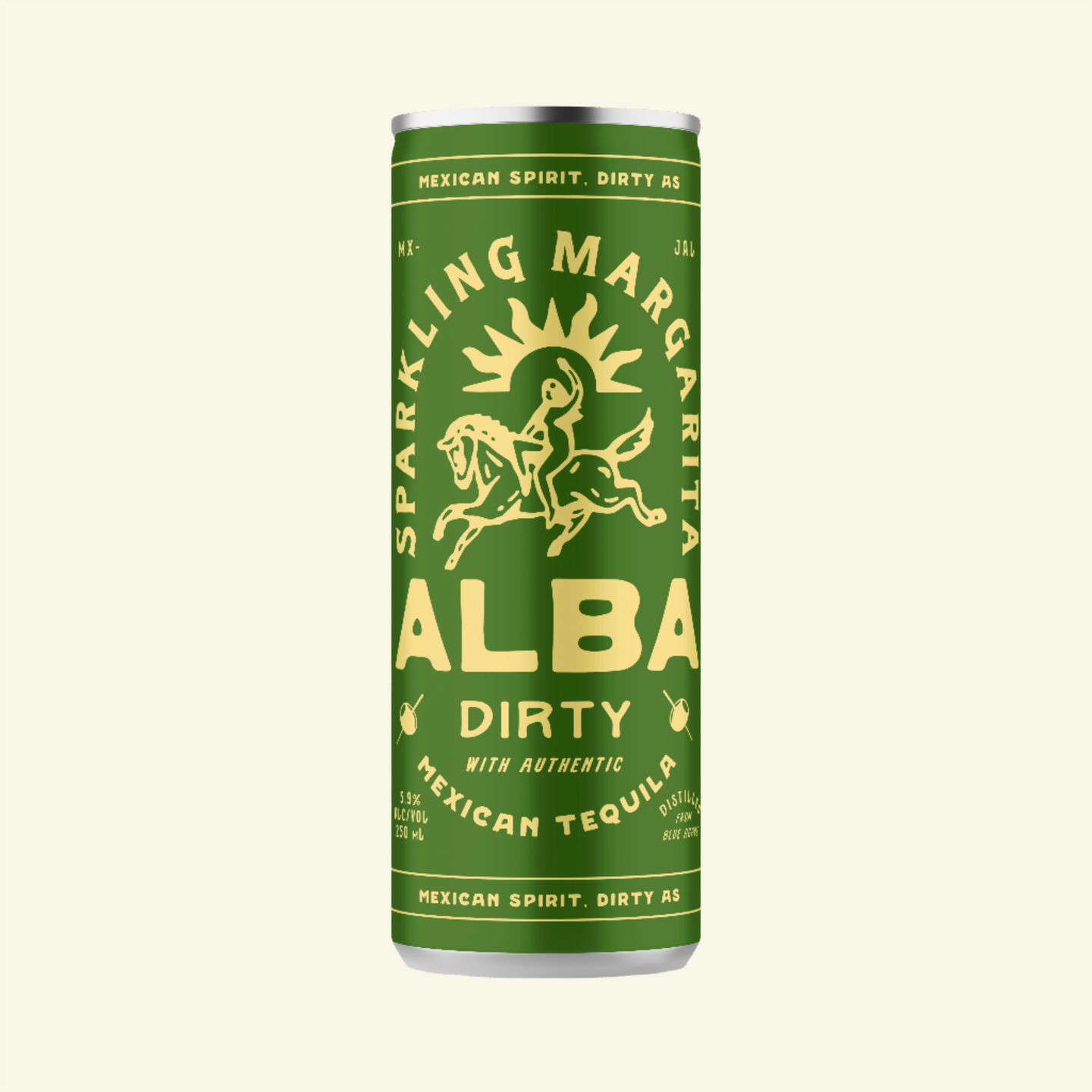 Dirty Sparkling Margarita 4pk – ALBA